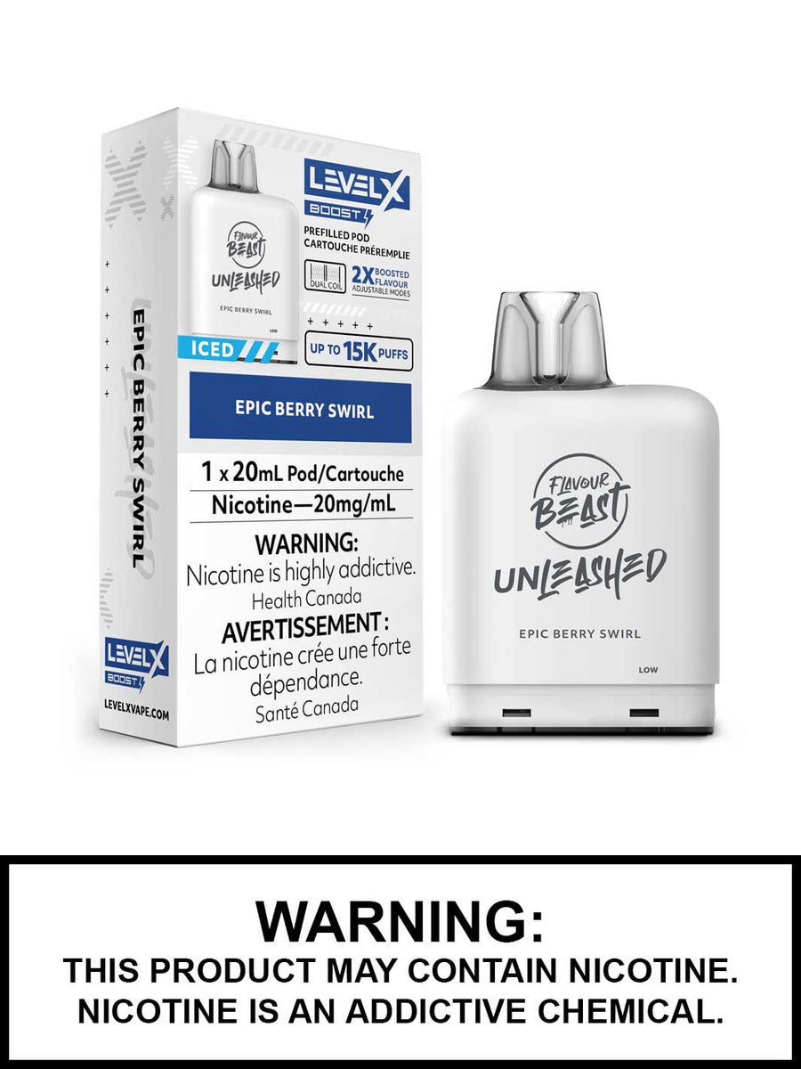 Epic Berry Swirl Iced Level X Unleashed Boost Pods – Vape360