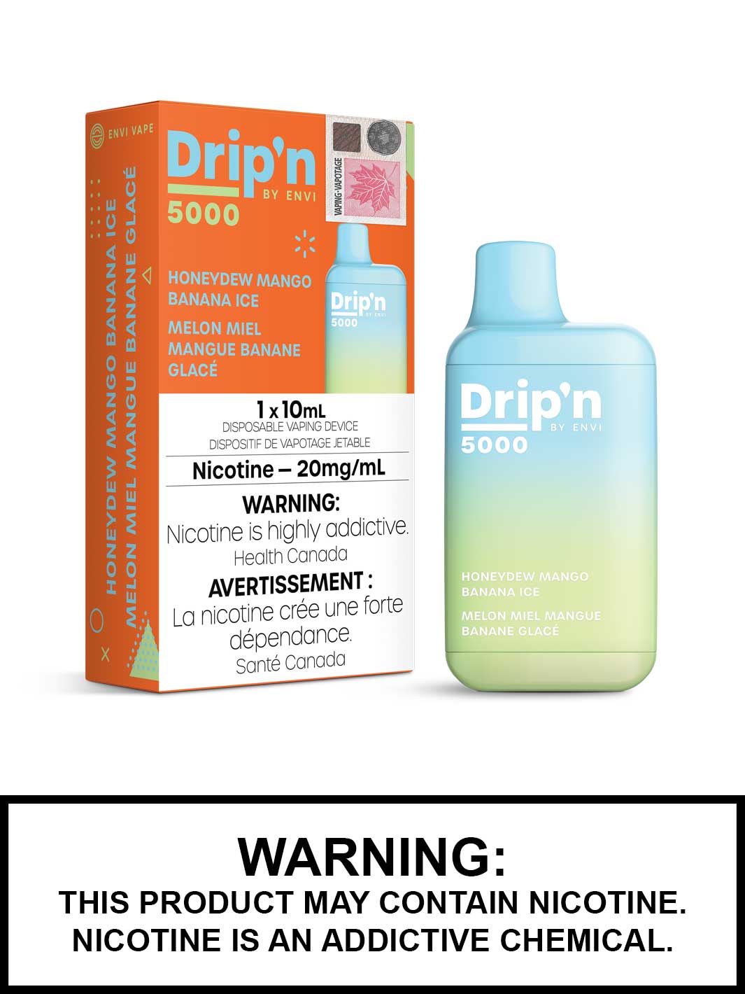 Drip'n Disposable Vape by ENVI Vape, 5000 Puffs – Vape360